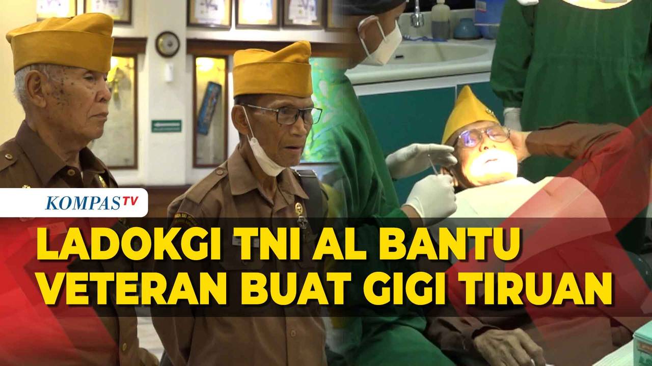 Bantu Pejuang Veteran, Ladokgi TNI AL Buat Program Layanan Gigi Tiruan ...