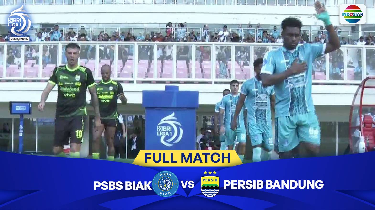 PSBS Biak vs Persib Bandung - Full Match | BRI Liga 1 2024/25 | Vidio