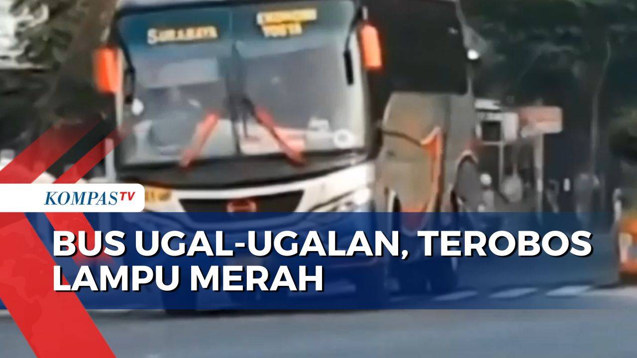 Viral, Bus Ugal-ugalan hingga Terobos Lampu Merah di Kota Madiun - Kompas TV