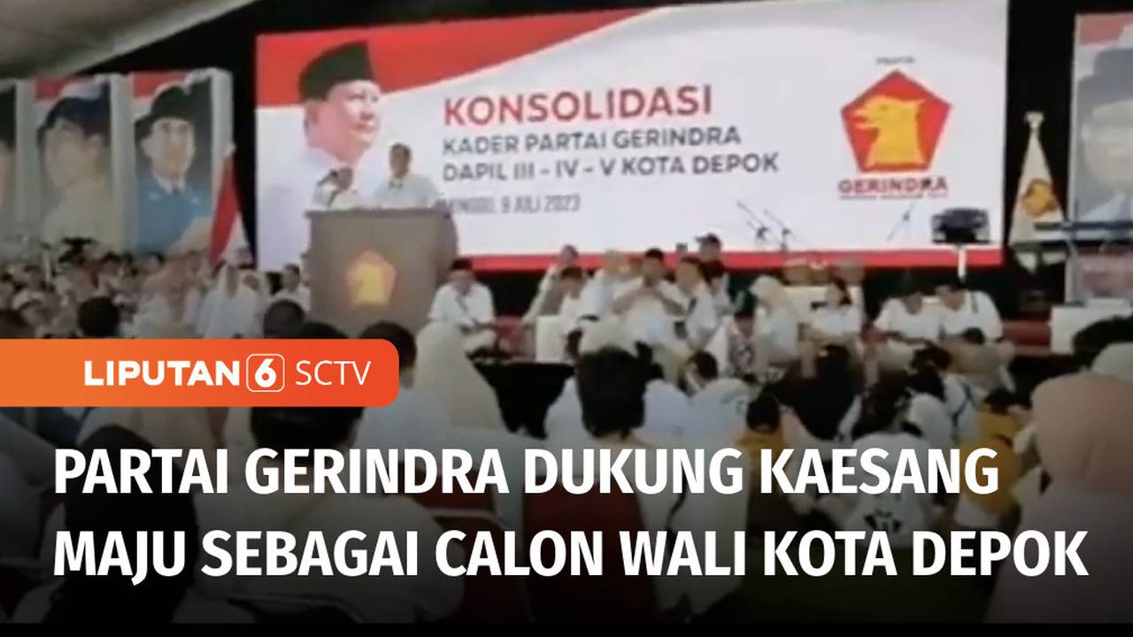 Sekjen Partai Gerindra Dukung Kaesang Pangarep Maju Dalam Pilwalkot Depok 2024 | Liputan 6 ...