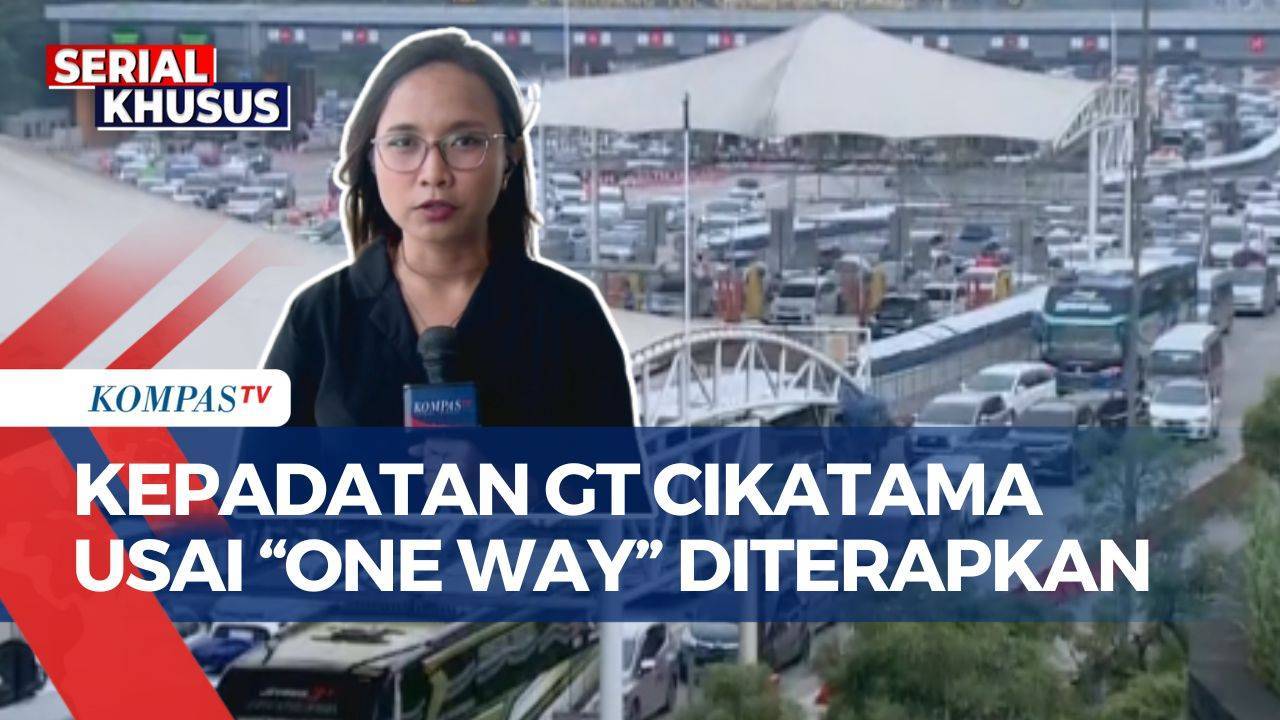Pantauan Tol Cikampek Padat per 6 April Siang, One Way Berlaku di ...