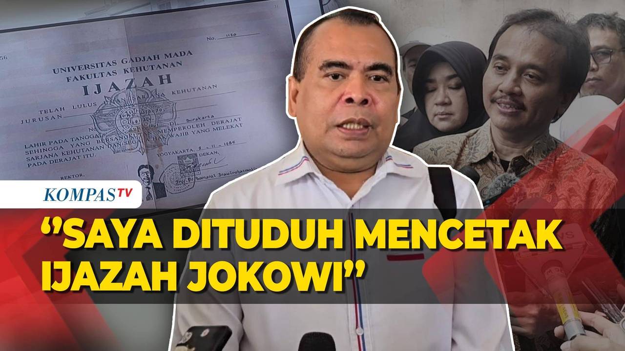 Paiman Ungkap 3 Gugatan Lawan Roy Suryo Cs Terkait Tuduhan Cetak Ijazah Jokowi di Pasar Pramuka ...