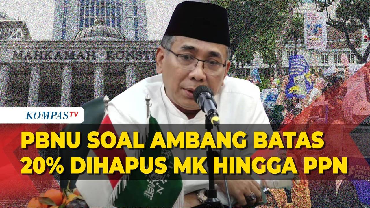 [FULL] Respons Ketua PBNU Gus Yahya soal MK Hapus Ambang Batas 20% Pencalonan Presiden hingga ...