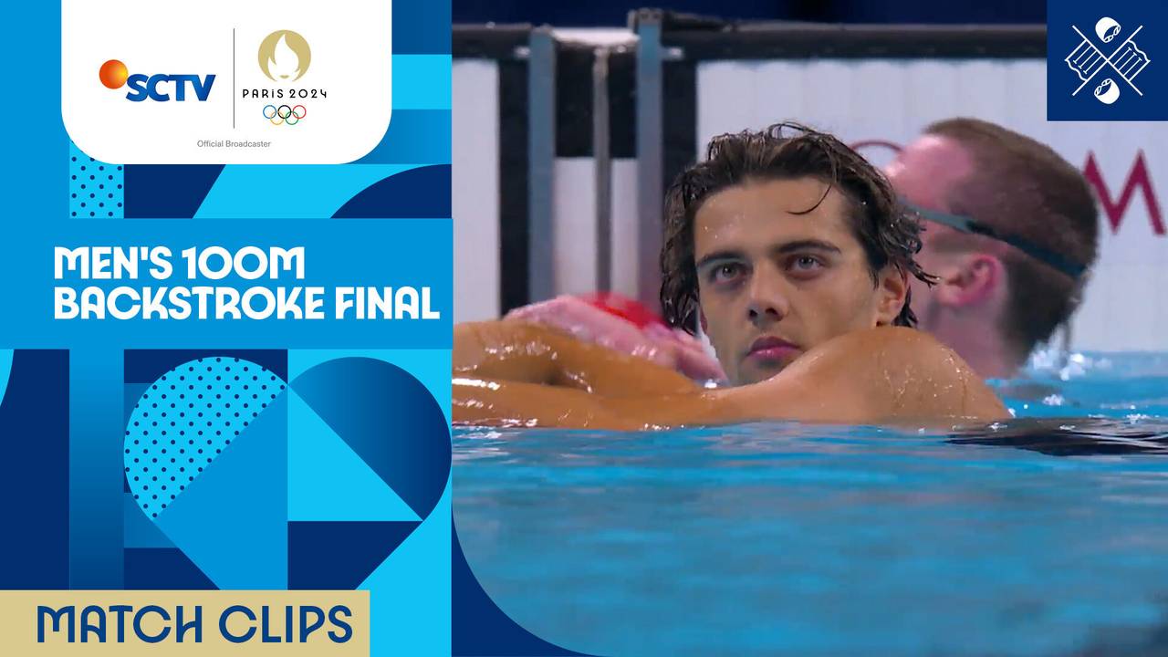 MEN'S 100M BACKSTROKE FINAL - Match Clips | Olympic Games Paris 2024