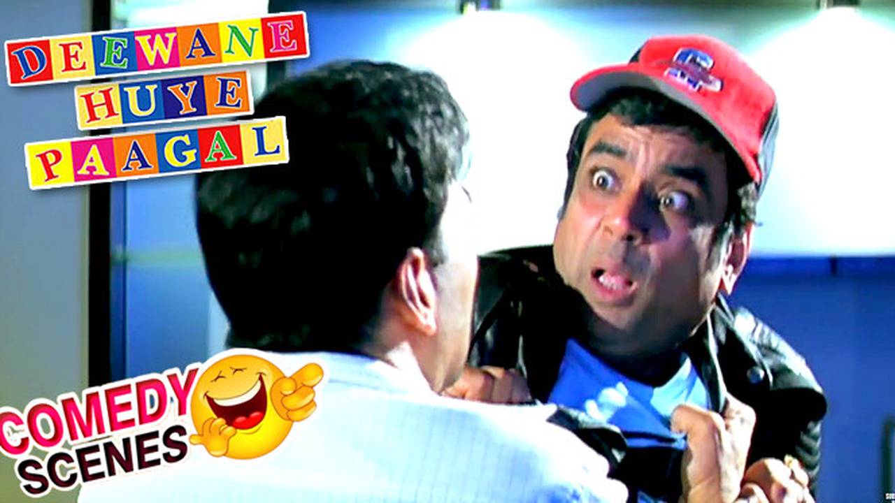 Akshay Kumar Catches Paresh Rawal | Comedy Scene | Deewane Huye Paagal ...