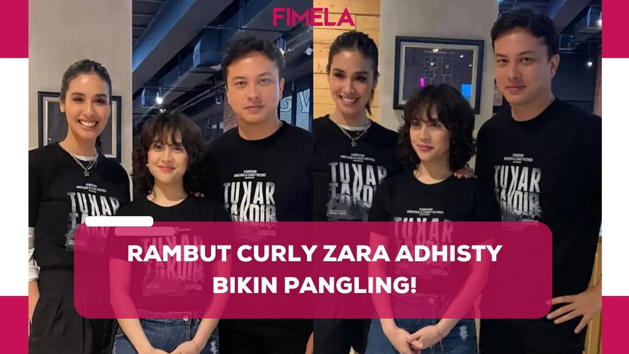 Zara Adhisty Tampil Manglingi dengan Rambut Kriwil di Reveal Cast Tukar ...