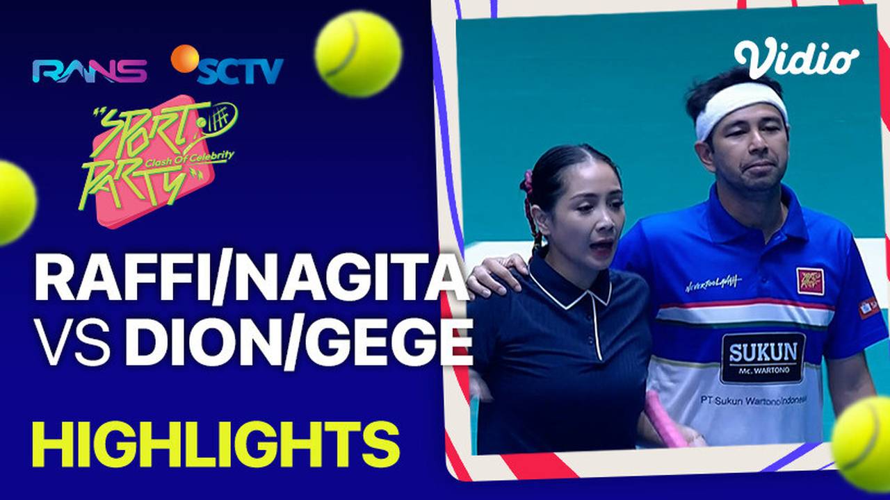Highlight - Raffi Ahmad/Nagita Slavina vs Dion Wiyoko/Gege Elisa | Sport Party | Vidio