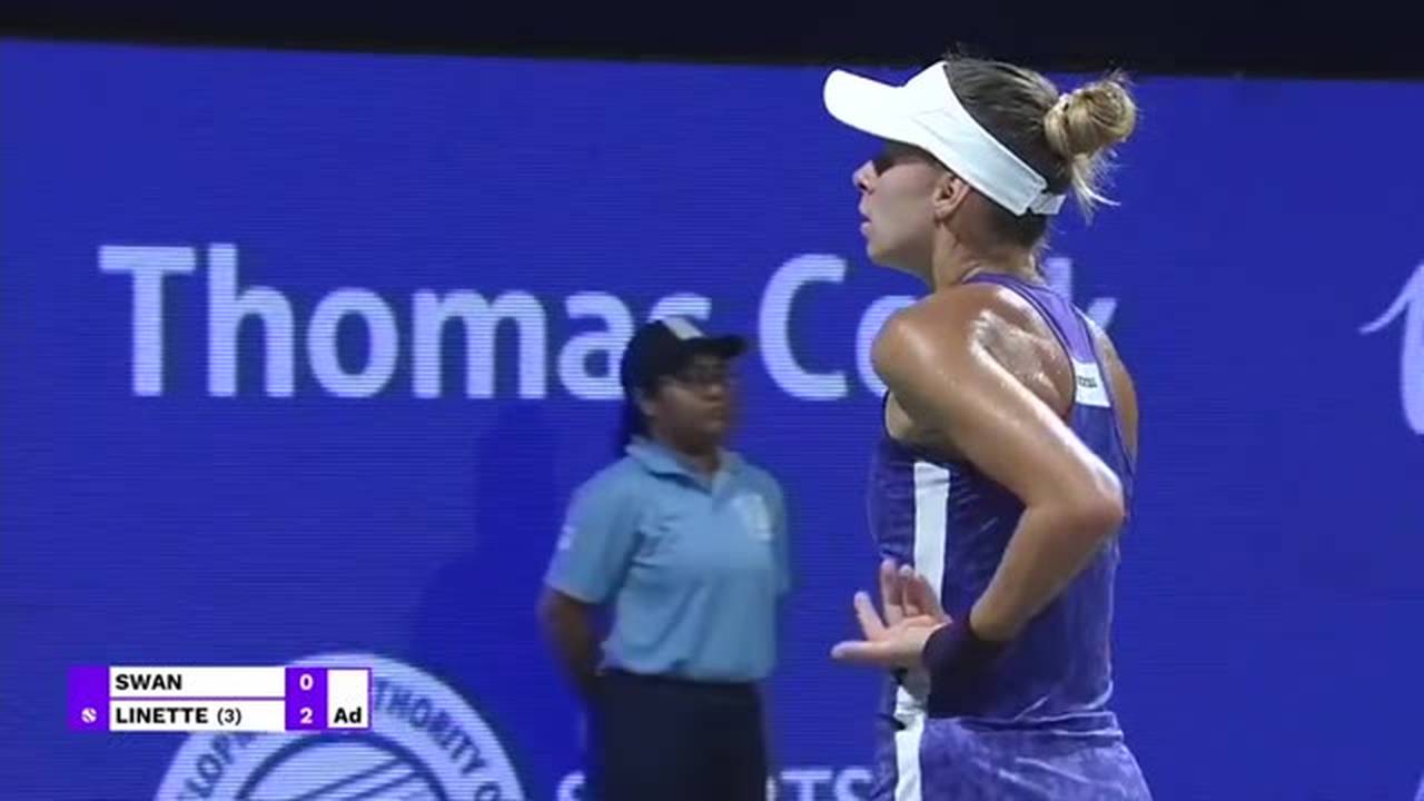 Match Highlights | Magda Linette vs Katie Swan | WTA Chennai open 2022