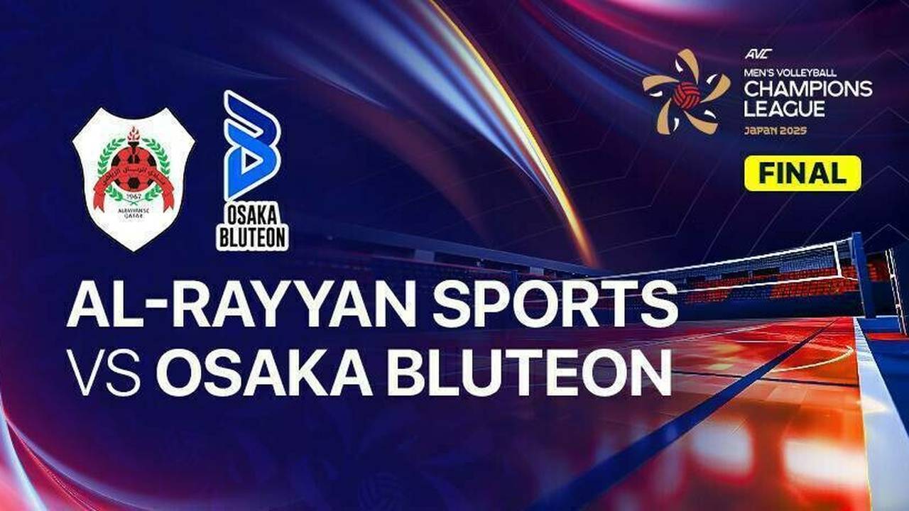 Final: Al Rayyan Sports Club vs Osaka Bluteon - Full Match | AVC Men's ...