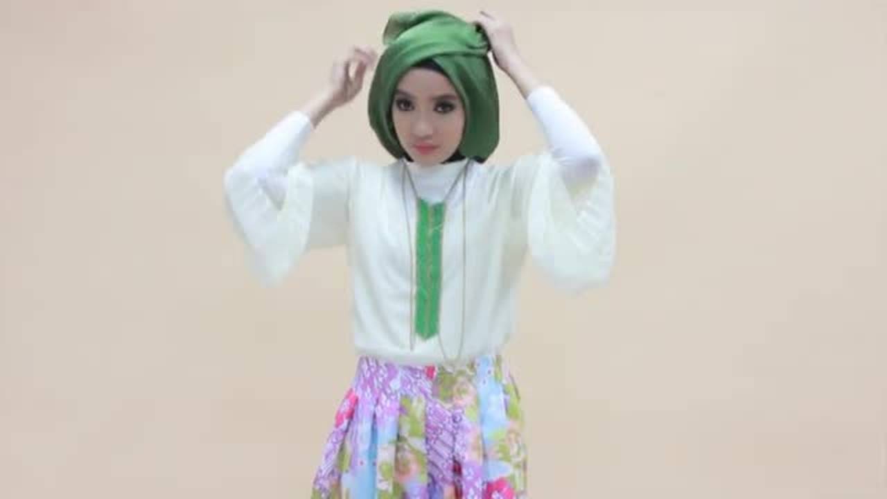 Tutorial Hijab Drapery Turban | Vidio