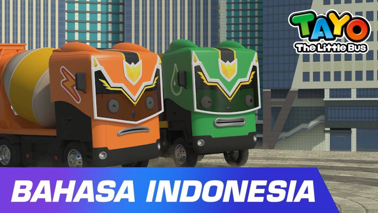 Tayo Bus Kecil - Ep 13 - Ayo Rangers Mesin Berat | Tayo S6 - Bahasa ...