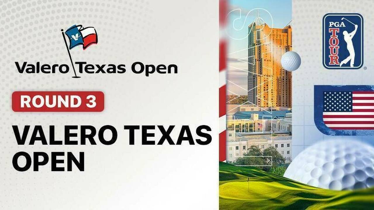Valero Texas Open - Round 3 - Full Match| PGA Tour 2025