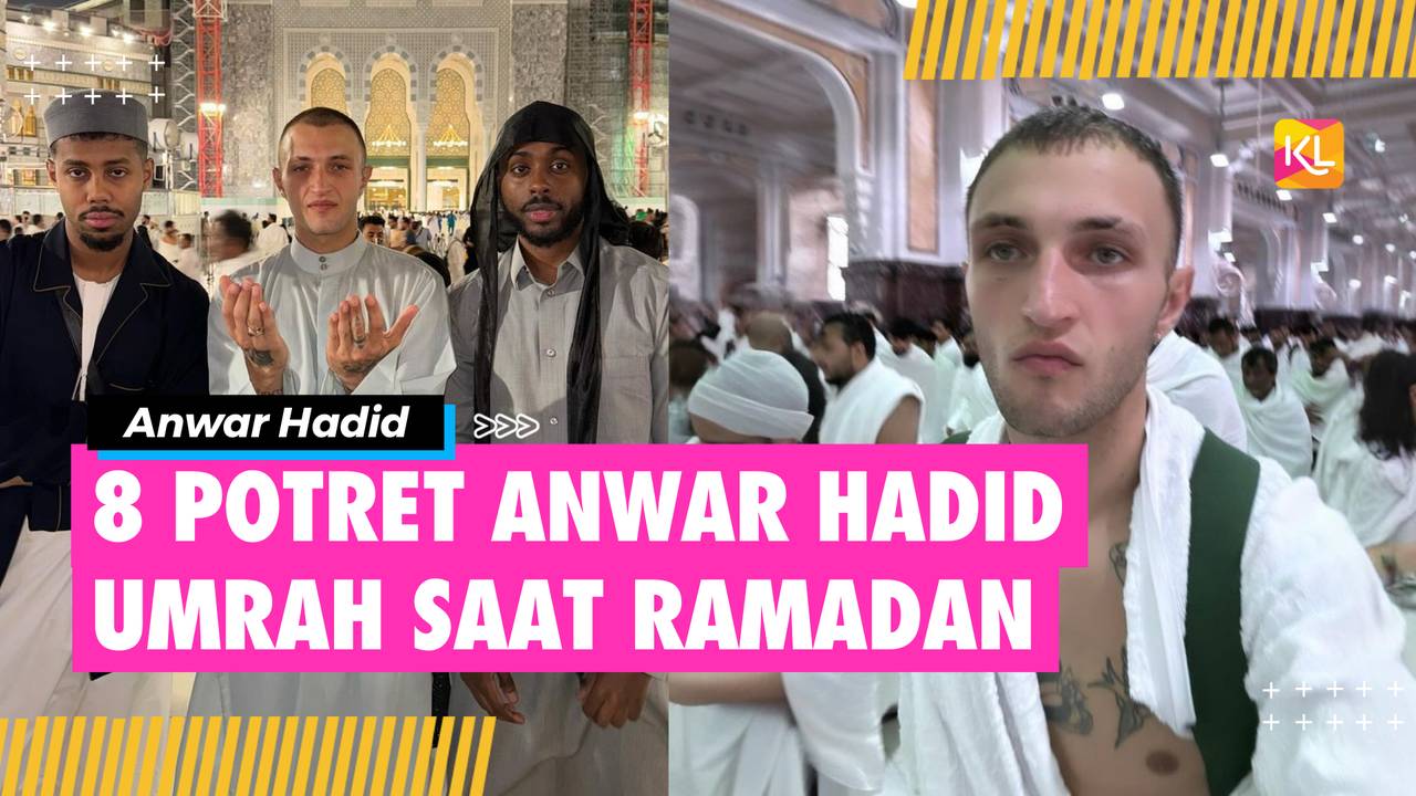8 Potret Model Anwar Hadid, Adik Gigi Hadid Pergi Umrah Saat Ramadan
