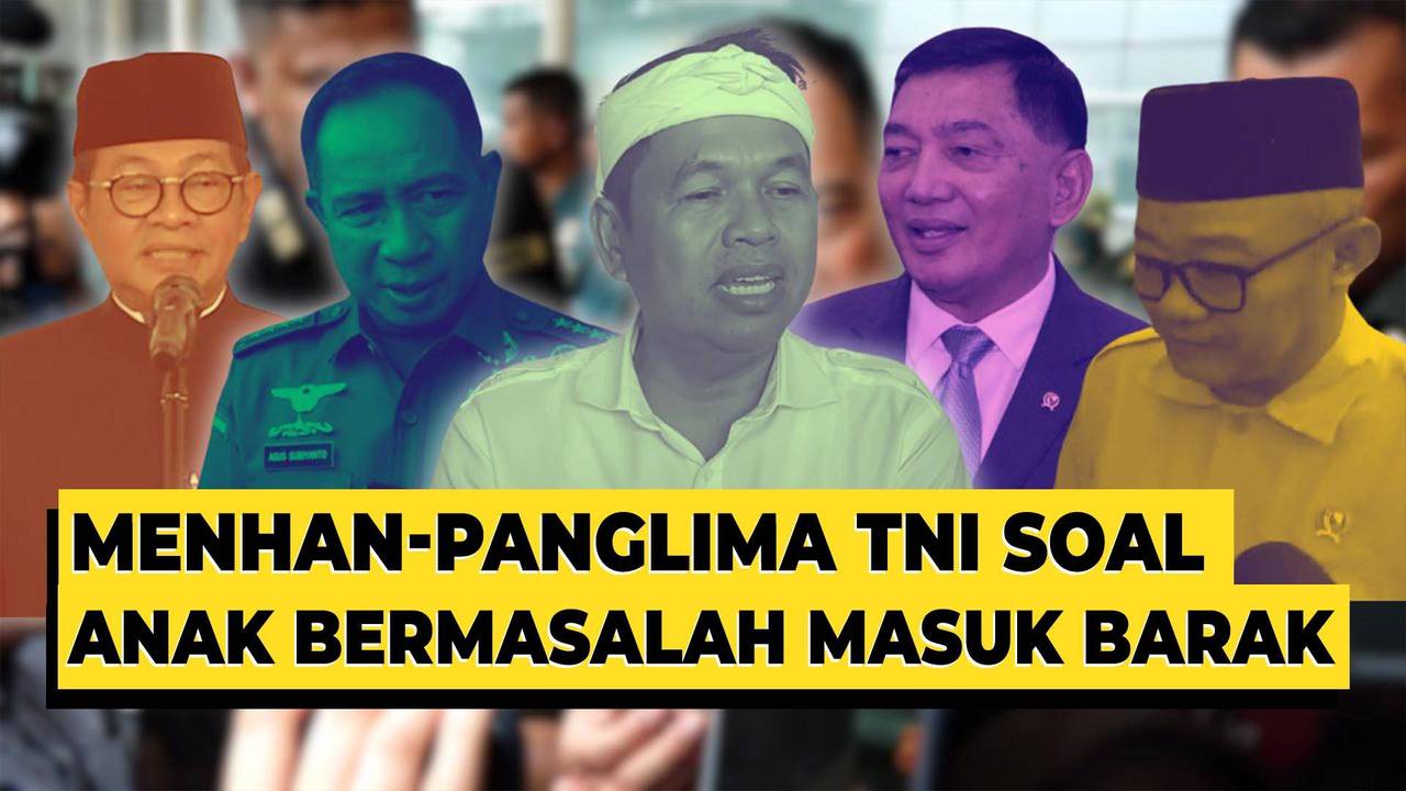 Kata Menhan hingga Panglima TNI soal Ide Dedi Mulyadi Kirim Anak Bermasalah ke Barak - PARASOT ...