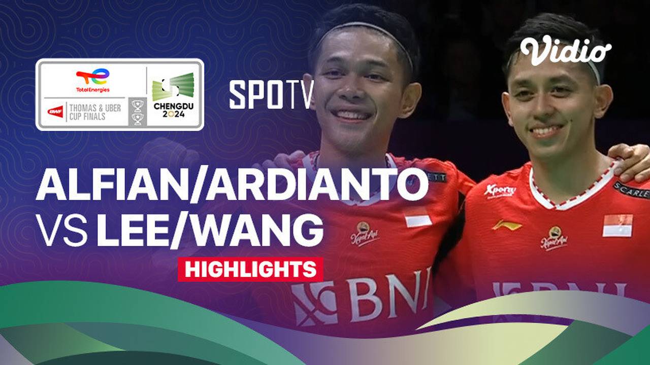 Fajar Alfian/Muhammad Rian Ardianto (INA) vs Lee Yang/Wang Chi-Lin (TPE) - Highlights | Thomas ...