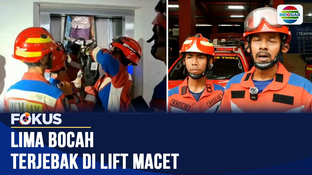 Lima Anak Terjebak di Lift Tempat Ibadah, Petugas Gulkarmat Jaksel ...