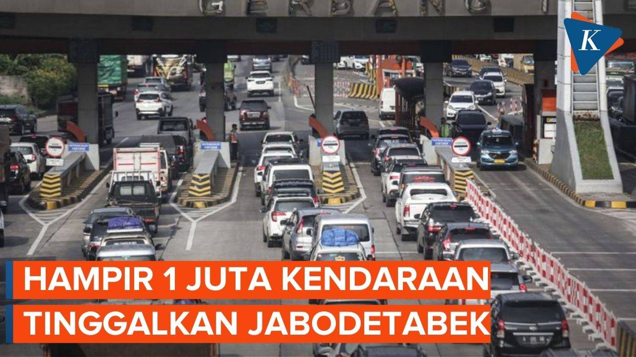 Hampir 1 Juta Kendaraan Tinggalkan Jabodetabek Sejak 22-27 April 2022 - Kompascom | Vidio