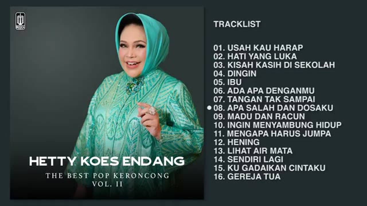 Hetty Koes Endang - Album The Best Pop Keroncong Vol. II | Audio HQ | Vidio