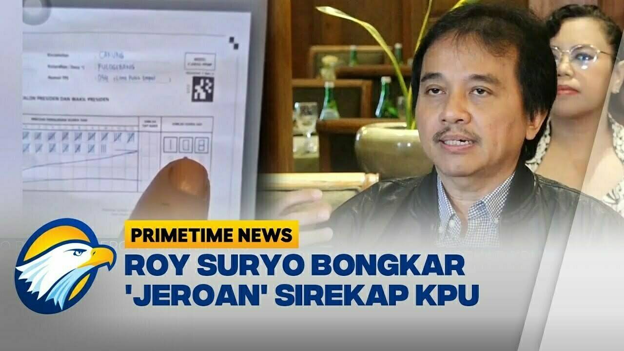 Roy Suryo Bongkar Jeroan Sirekap KPU - METRO TV | Vidio