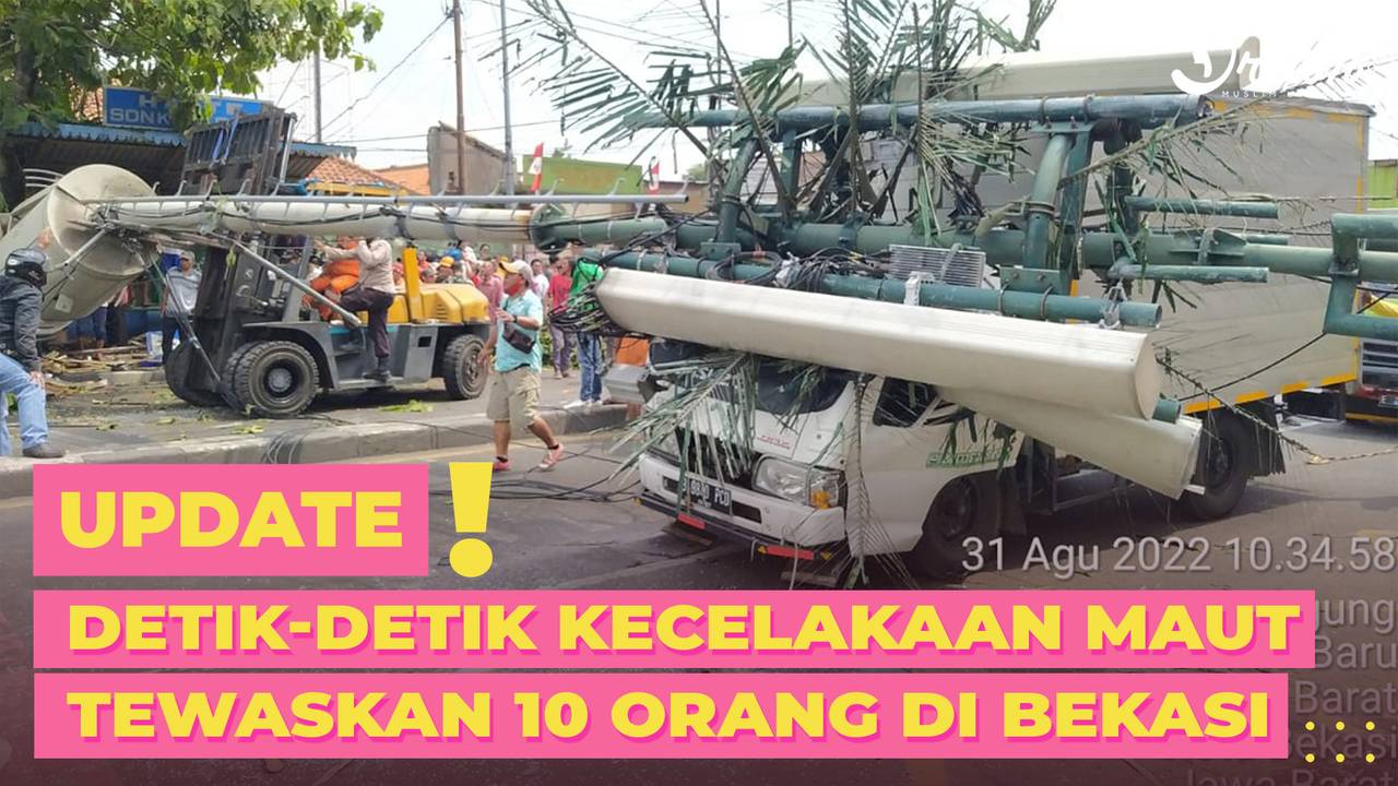 Detik Detik Kecelakaan Maut Tewaskan 10 Orang Di Bekasi Dreamid Vidio
