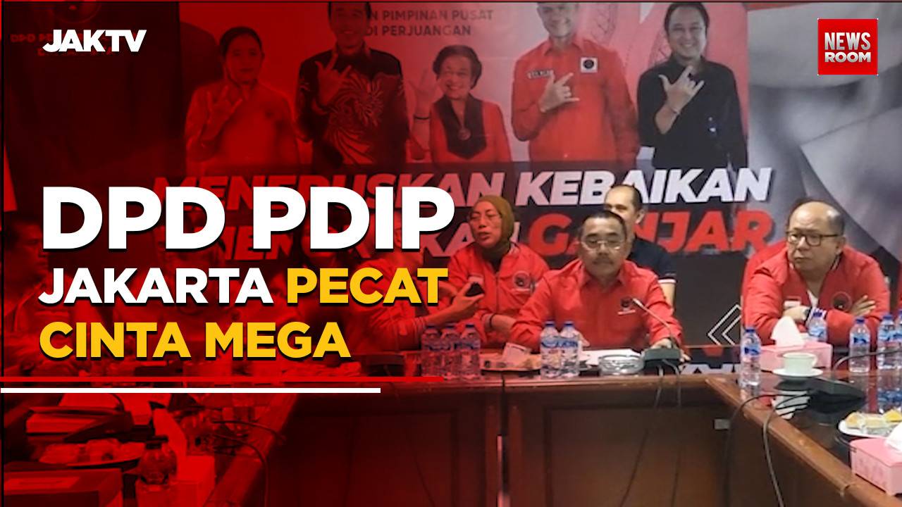 DPD PDIP Jakarta Pecat Cinta Mega - jaktv.official | Vidio