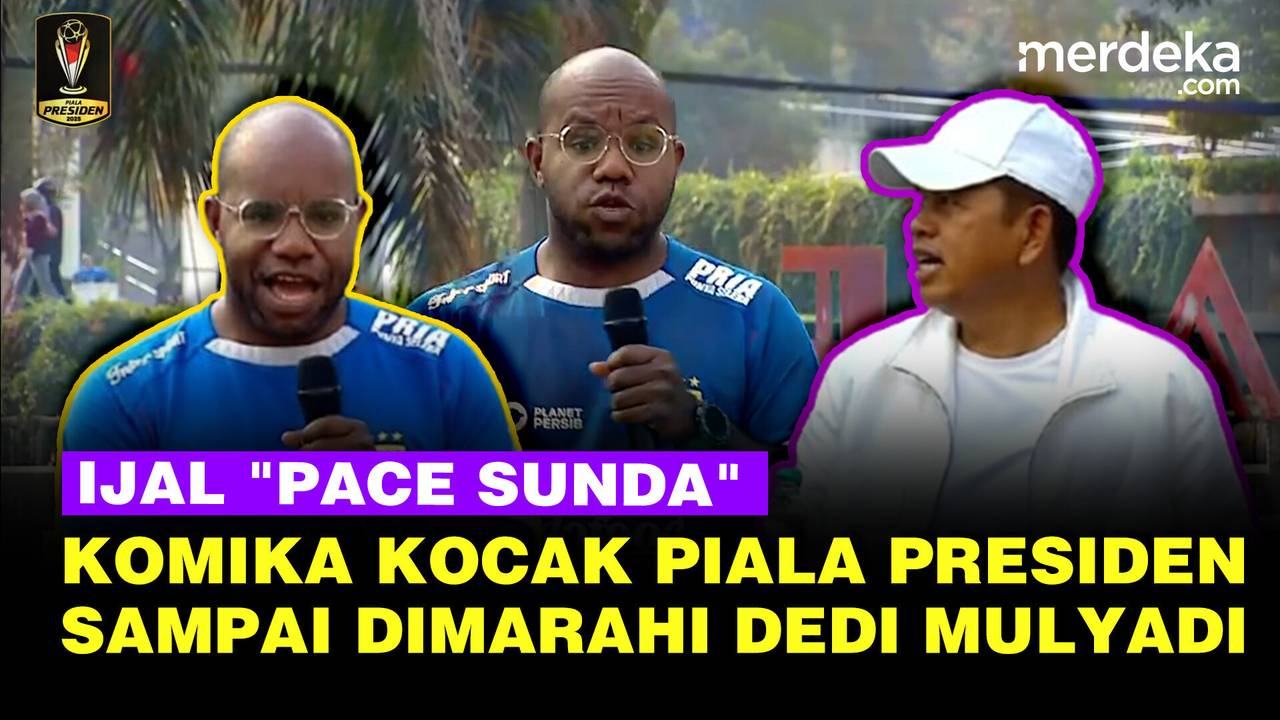 Kocak Ijal Papua "Pace Sunda" Sampai Dimarahi Dedi Mulyadi di Konpers ...