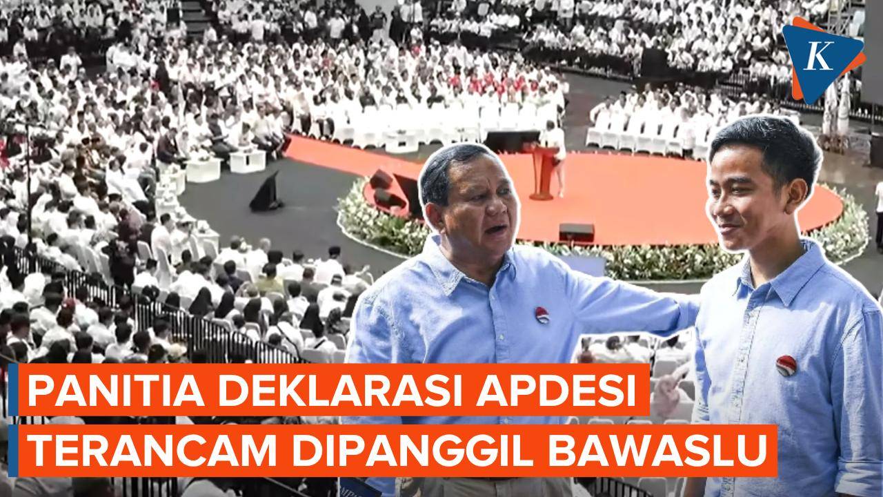 Bawaslu Panggil Panitia Acara Deklarasi Kades Yang Dukung Prabowo