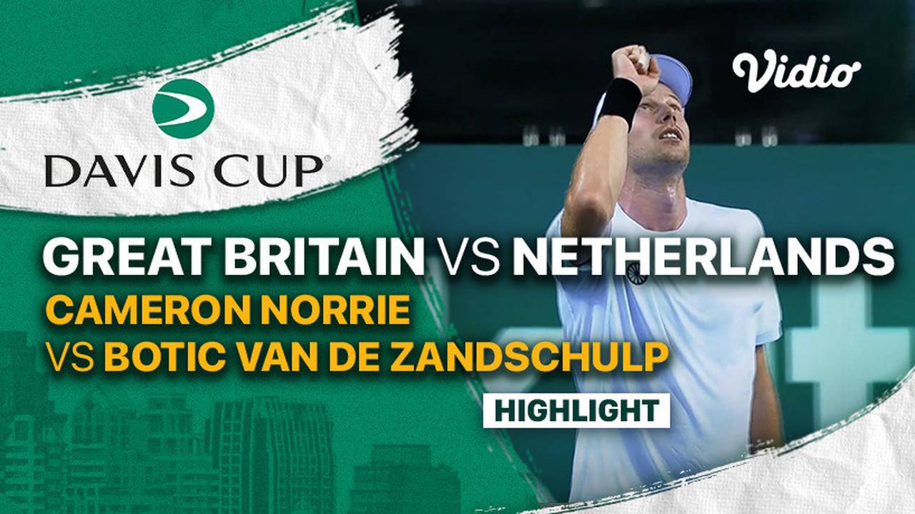 Highlights | Grup D Great Britain vs Netherlands | Cameron Norrie vs ...
