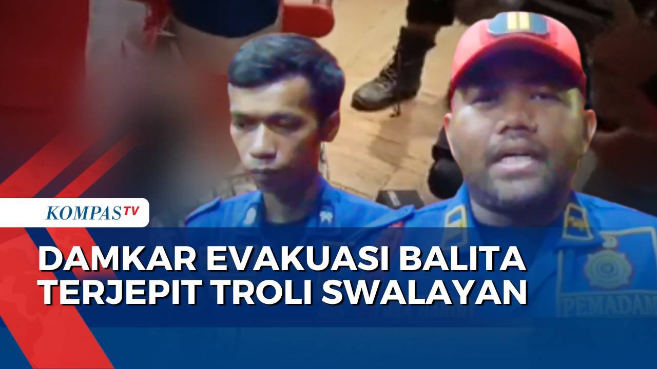 Kronologi Balita Terjepit Troli di Swalayan Kembangan, Damkar Turun ...