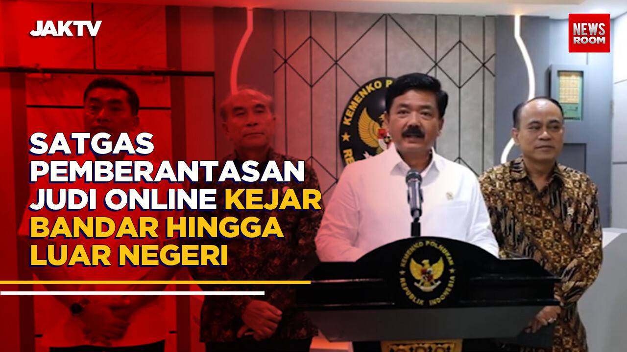 Satgas Pemberantasan Judi Online Kejar Bandar Hingga Luar Negeri - jaktv.official | Vidio
