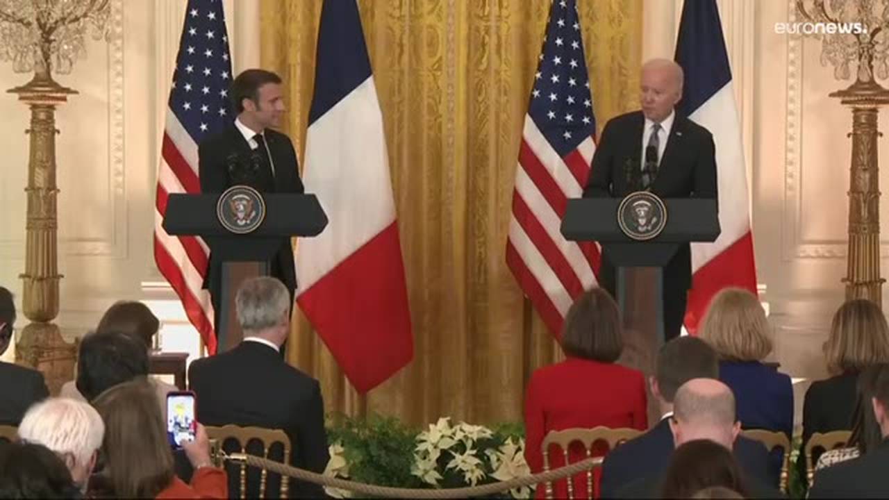 Joe Biden hosts Emmanuel Macron with state dinner at the White House ...
