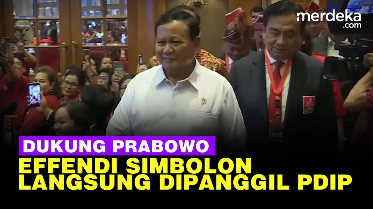 Tegas! PDIP Panggil Effendi Simbolon Usai Sebut Prabowo Cocok Nakhodai ...