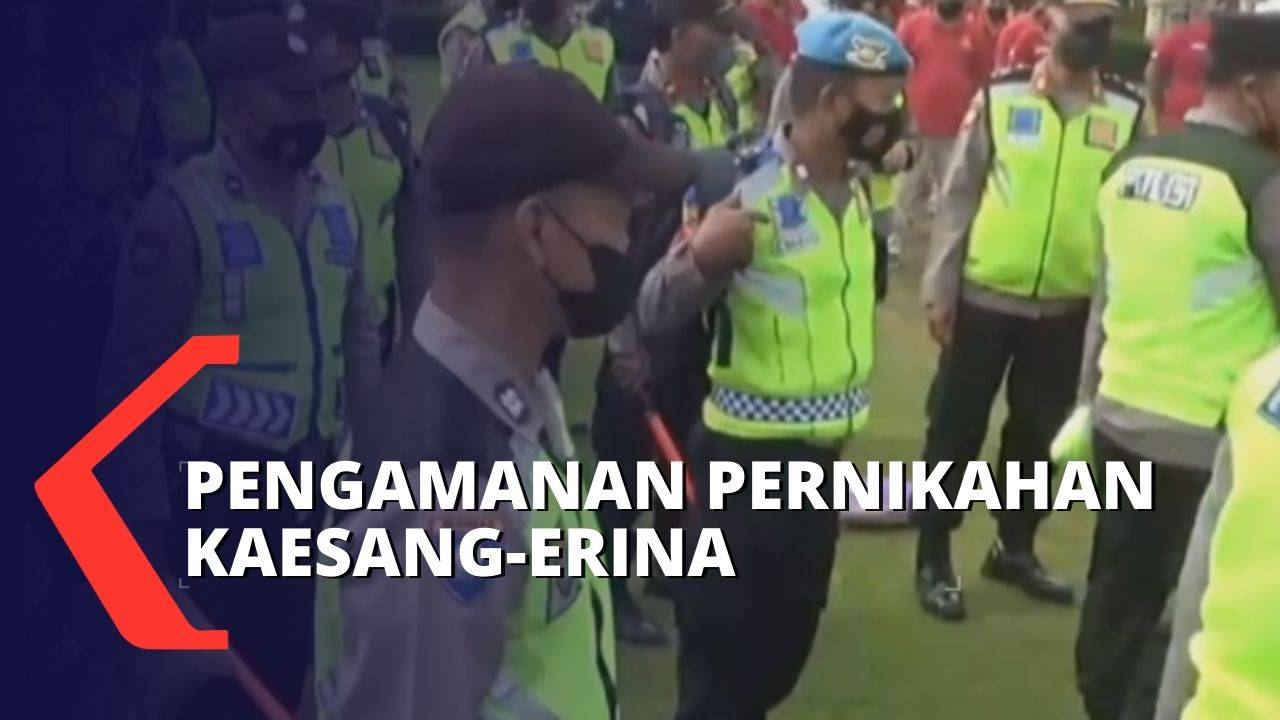 Jelang Pernikahan Kaesang dan Erina, 599 Personel Polri Jaga Jalan ...