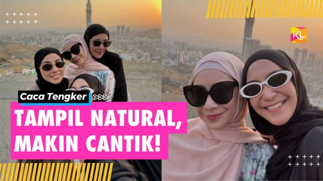 Caca Tengker yang Kecantikan Naturalnya Dipuji Saat Tunaikan Ibadah ...