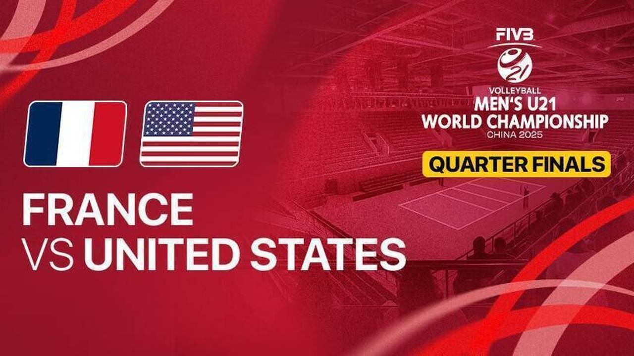 Quarter Final: France vs United States - Full Match | FIVB Men's U21 ...