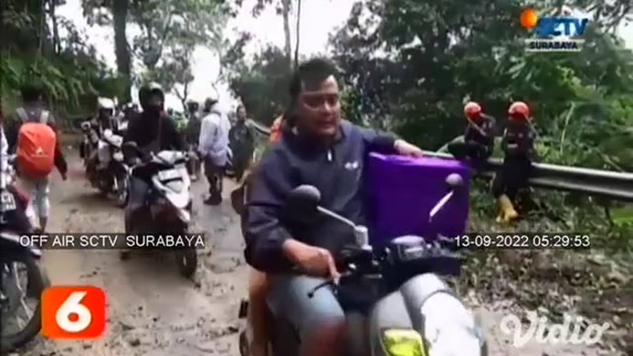 Diguyur Hujan Deras, Tebing di Perbukitan Piket Nol, Desa Sumberwuluh ...