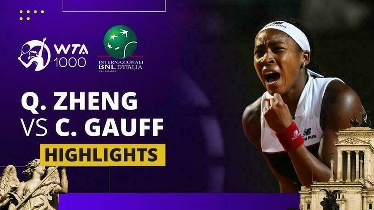 Semifinal: Qinwen Zheng vs Coco Gauff - Highlights | WTA Internazionali BNL d'Italia 2025 | Vidio