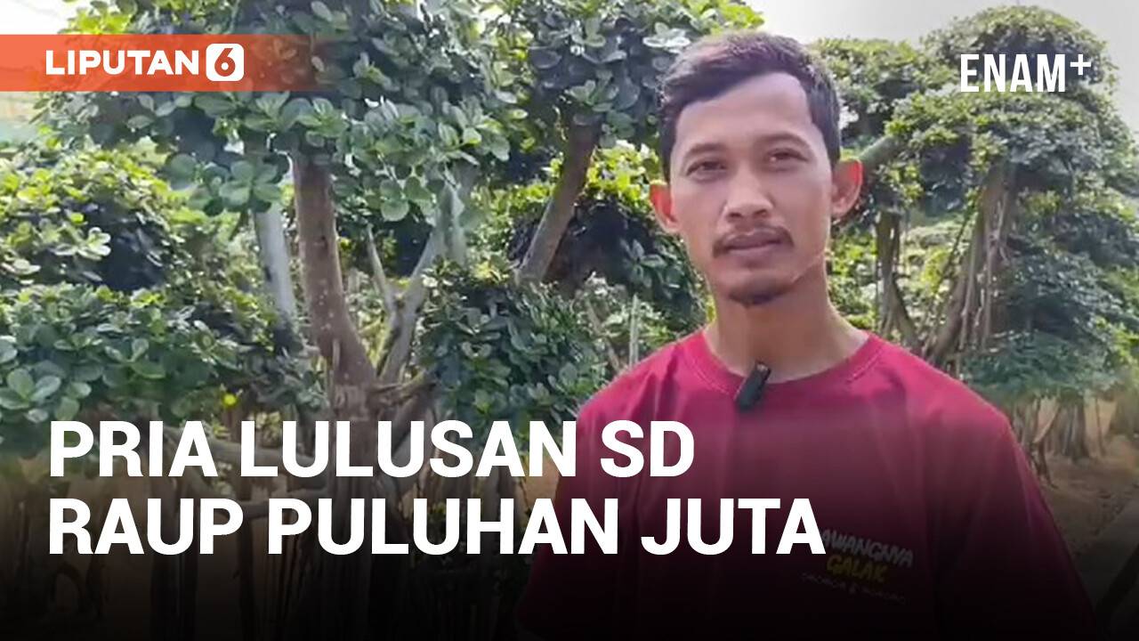Tekuni Jual Tanaman Hias, Pria Lulusan SD Ini Sukses Raup Puluhan Juta ...