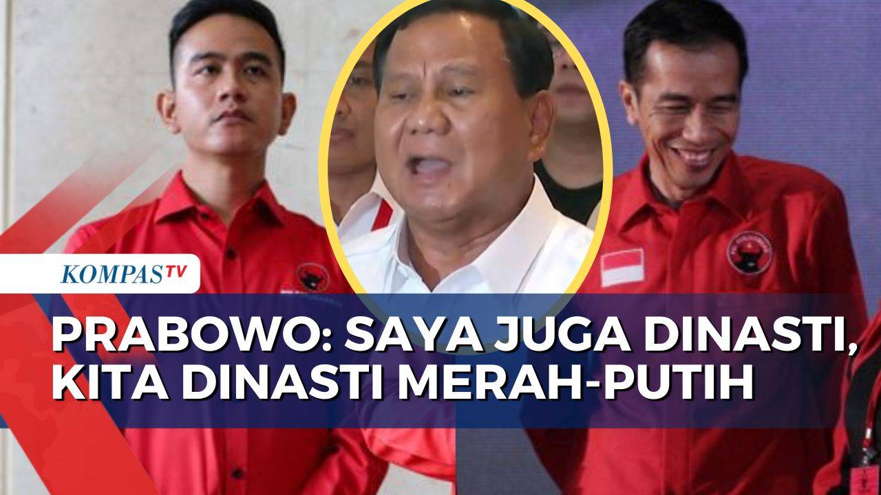 Ditanya soal Gibran dan Dinasti Politik, Prabowo Subianto: Kita Dinasti ...