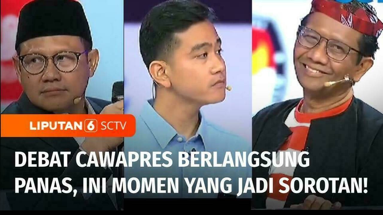 Simak Ini Dia Momen-momen Panas yang Jadi Sorotoan di Debat Cawapres | Liputan 6 - SCTV | Vidio