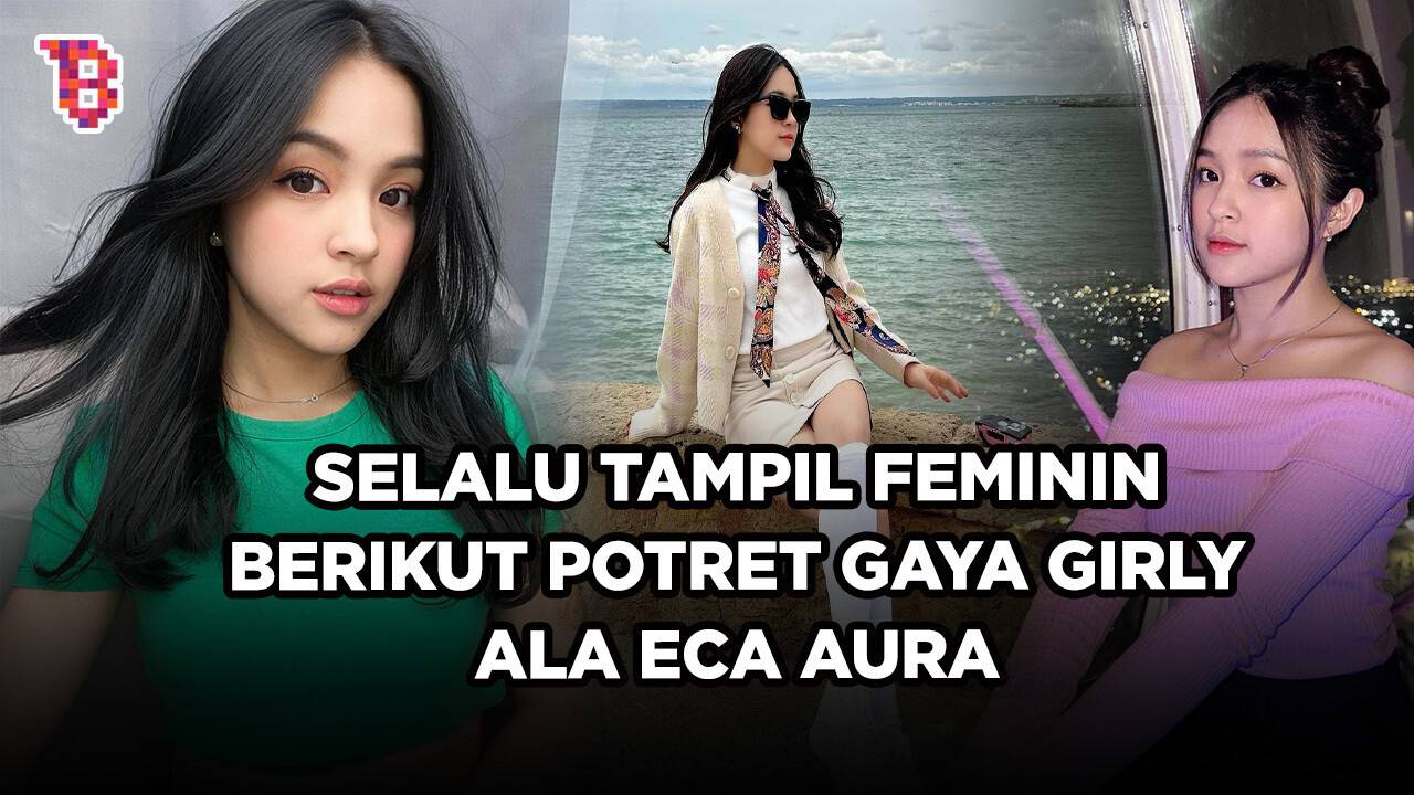 Gaya girly Eca Aura yang bikin Alam Ganjar klepek-klepek, selalu tampil anggun dan imut - Shorts ...