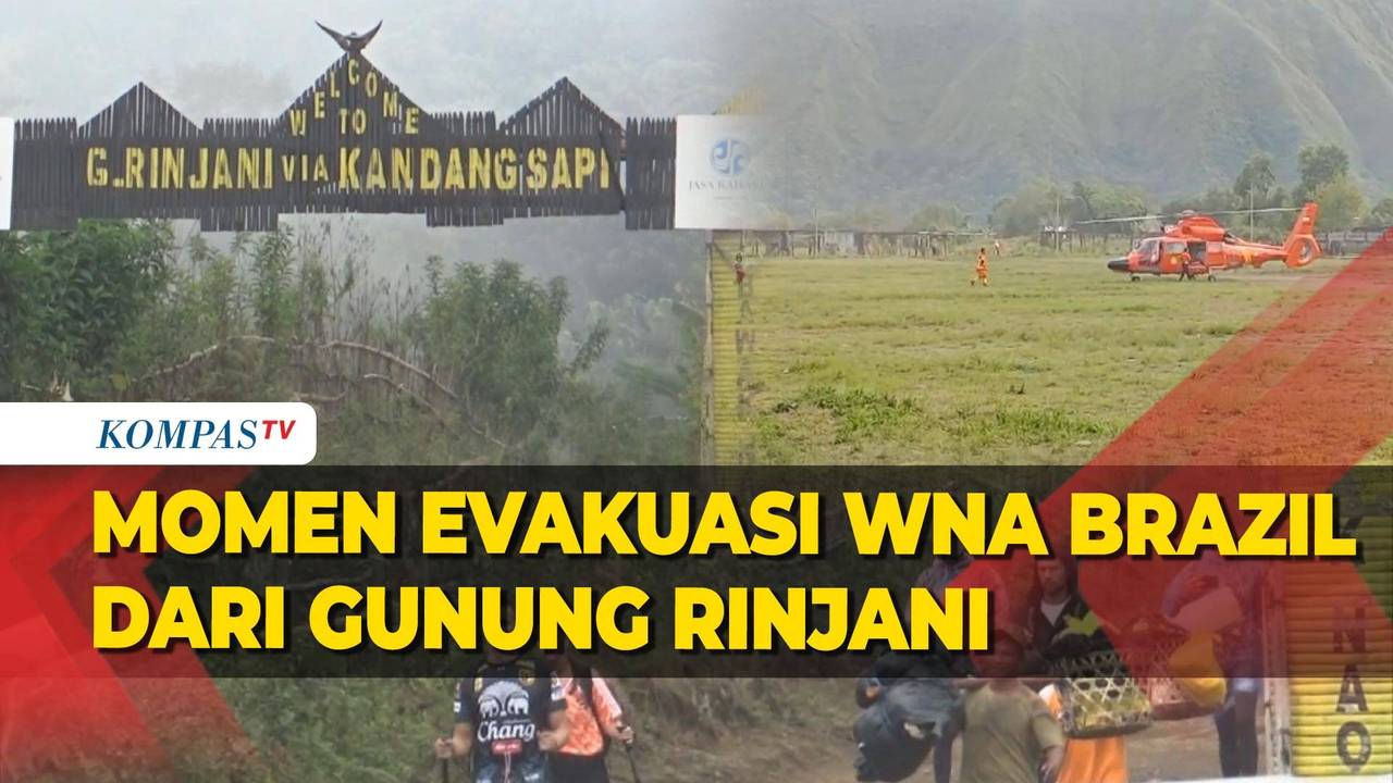 Evakuasi WNA Brazil Juliana Marins di Gunung Rinjani ,Tiap Detiknya ...
