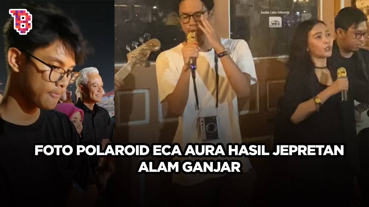 Deretan foto polaroid Eca Aura ini ternyata hasil jepretan Alam Ganjar, gemes banget | Vidio