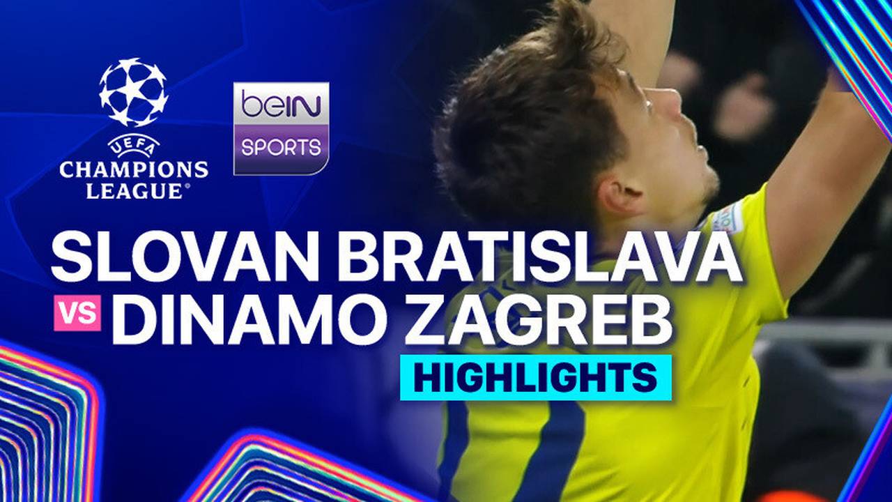 Slovan Bratislava vs Dinamo Zagreb - Highlights | UEFA Champions League 2024/25 | Vidio