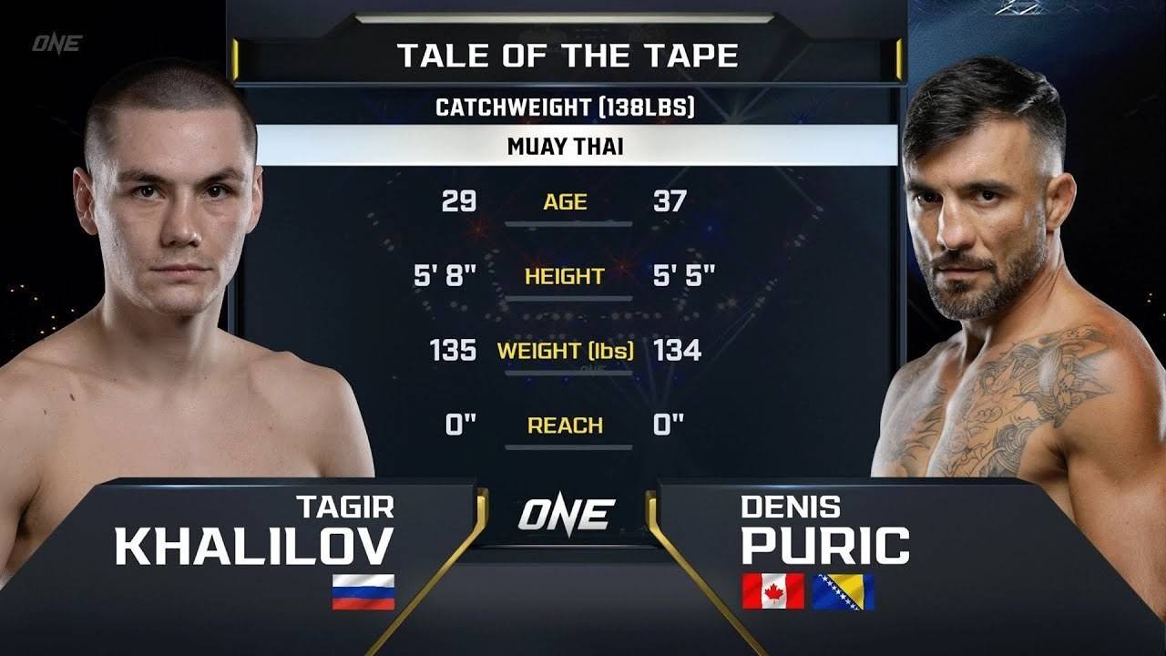 Tagir Khalilov vs. Denis Puric | ONE Championship Full Fight