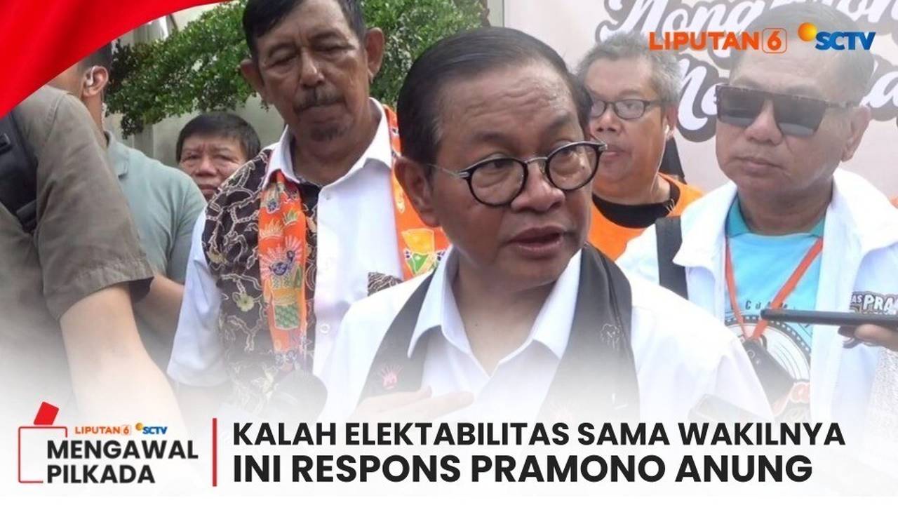 Jawaban Mengejutkan Pramono Anung Soal Elektabilitasnya Kalah Sama Wakilnya Sendiri, Rano Karno ...