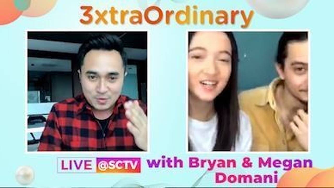 #3xtra0rdinary Instagram Live bareng Bryan dan Megan Domani