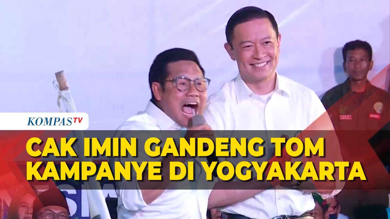 Momen Cak Imin Didampingi Tom Lembong saat Kampanye di Yogyakarta - Kompas TV | Vidio