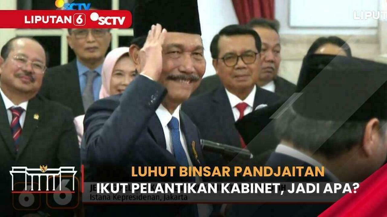 Luhut Binsar Pandjaitan Ikut Pelantikan Menteri Kabinet Merah Putih ...
