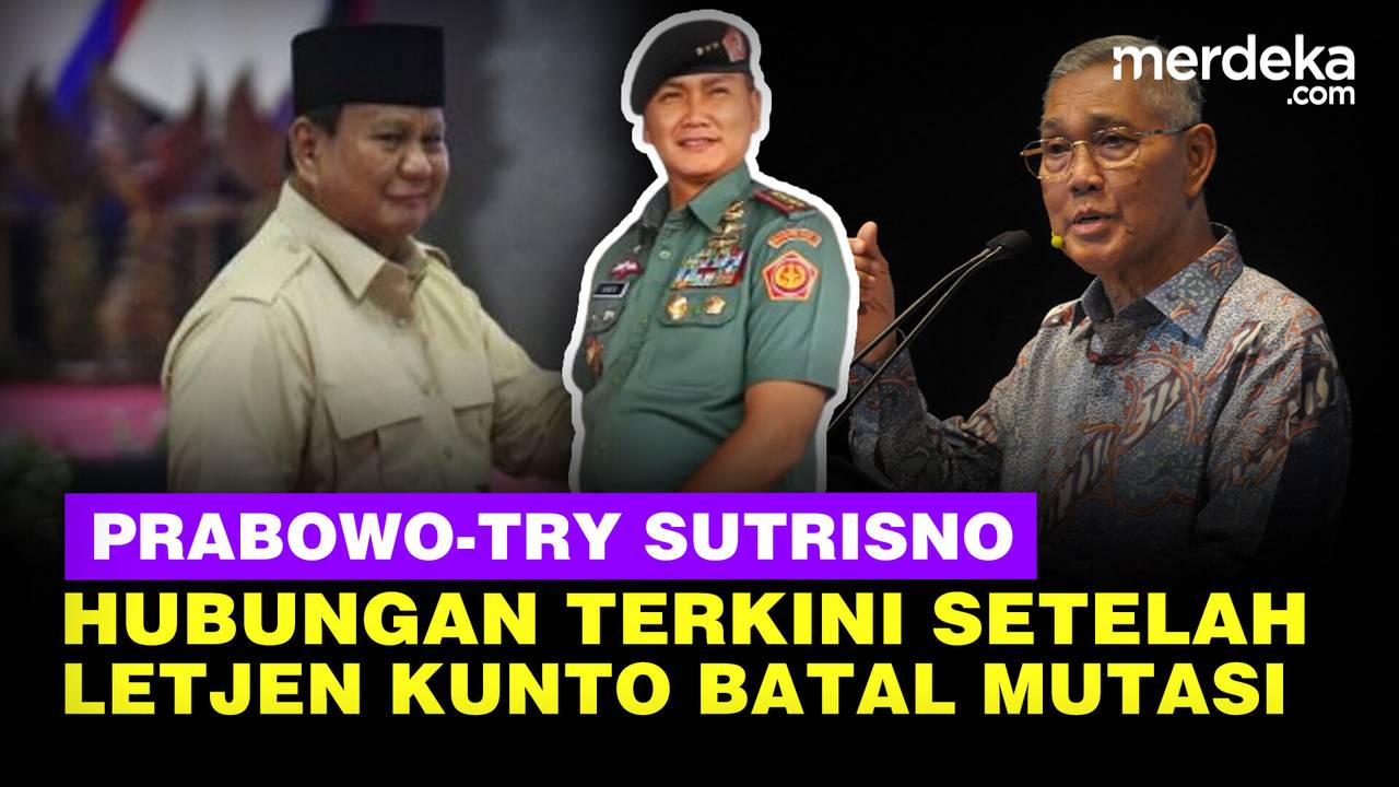 Kedekatan Prabowo & Try Sutrisno Usai Letjen Kunto Arief Batal Dimutasi Panglima TNI Agus ...